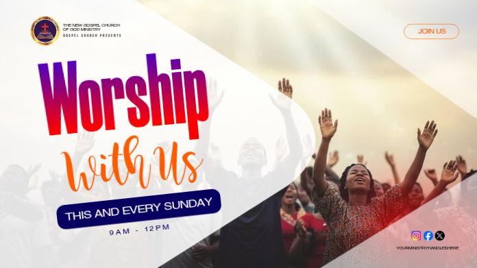 Copy of MODERN CHURCH FLYER TEMPLATE | PosterMyWall