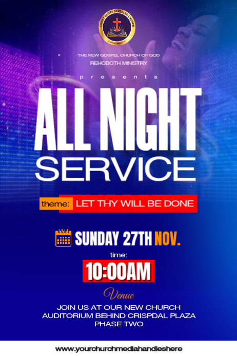 MODERN CHURCH FLYER TEMPLATE | PosterMyWall