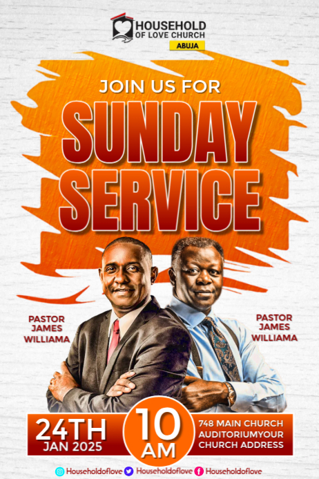 Modern Church Worship Design Template | PosterMyWall