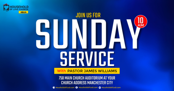 Modern Church Worship Design Template | PosterMyWall