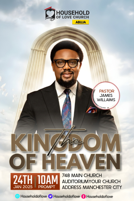 Modern Church Worship Design Template | PosterMyWall
