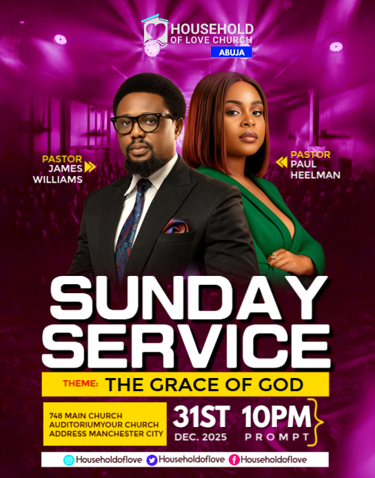 Modern Church Worship Design Template | PosterMyWall