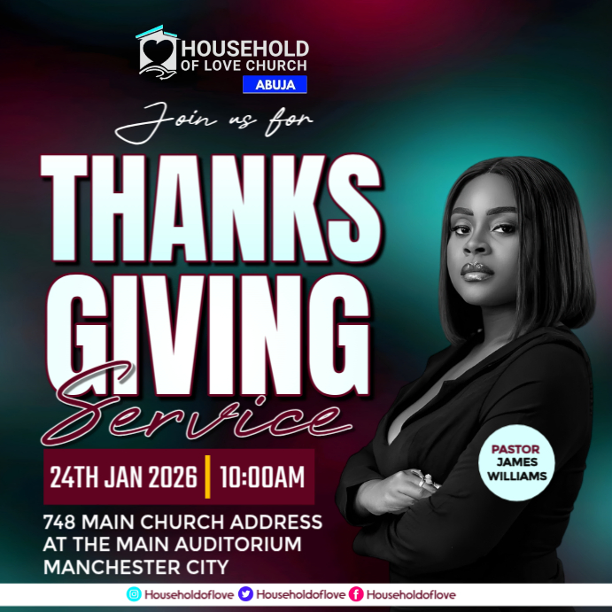 Modern Church Worship Design Template | PosterMyWall