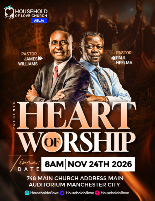 Copia de Modern Church Worship Design | PosterMyWall