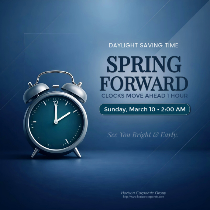 Daylight Saving Time Square Template | PosterMyWall