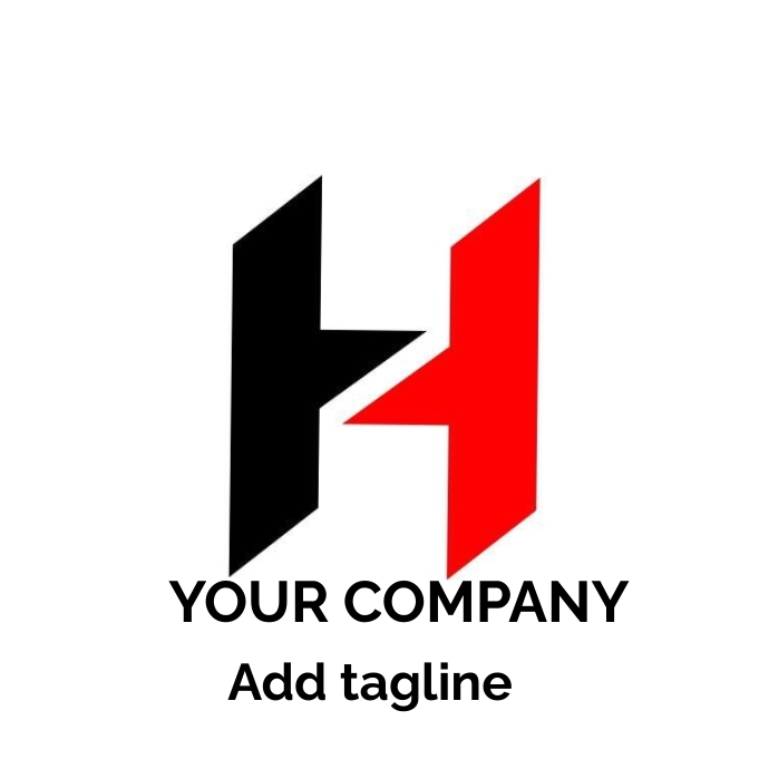 Modern creative letter H vector logo design. Template | PosterMyWall