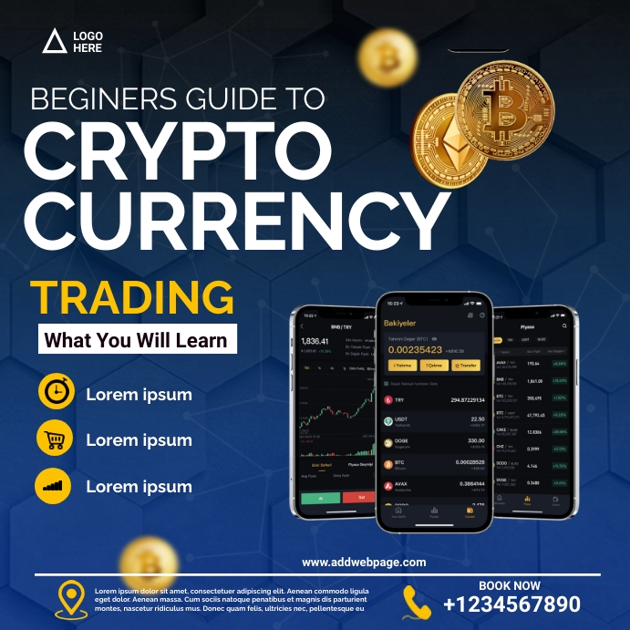 MODERN CRYPTO CURRENCY (13) Template | PosterMyWall