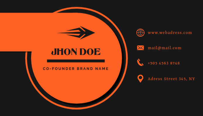 Modèle Modern Elegant Business Card | PosterMyWall