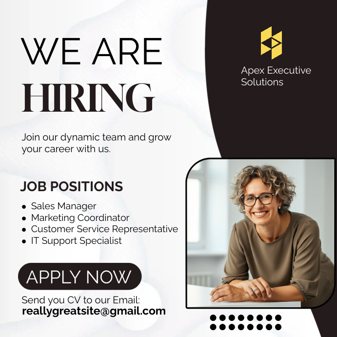 Copy of Modern Employement Instagram Post | PosterMyWall