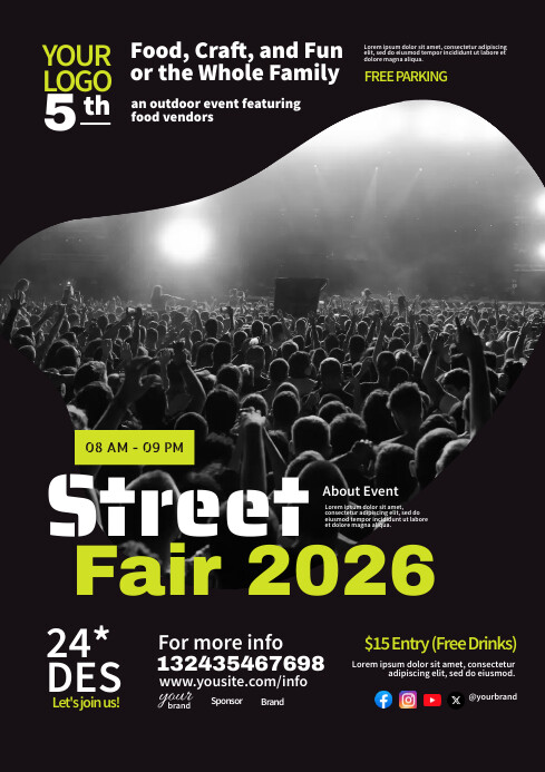 Modern Event Flyer and Poster Template | PosterMyWall