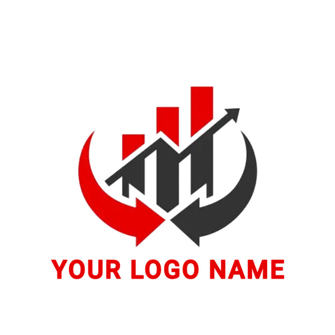 modern financial stock trading logo Templat | PosterMyWall