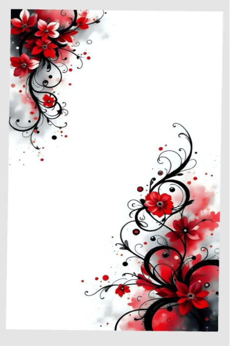 Modern floral corner design Template | PosterMyWall