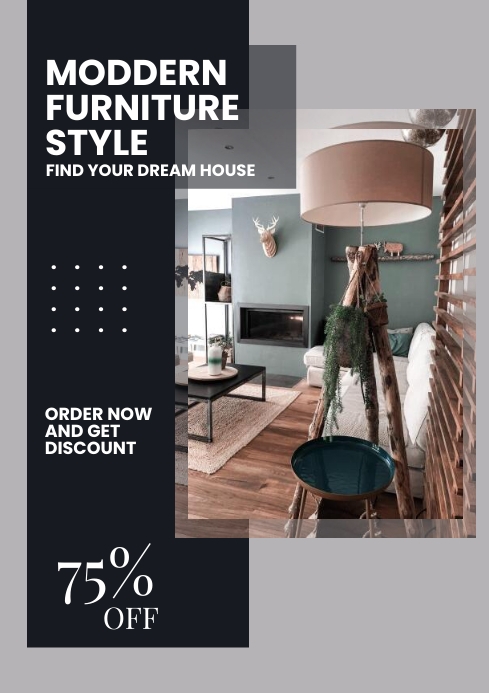 Modern Furniture A4 Template | PosterMyWall