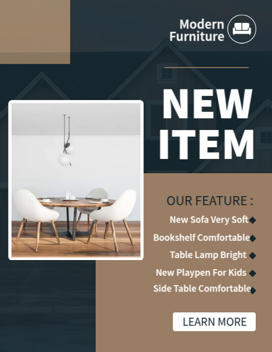 Modern Furniture Ads Template | PosterMyWall