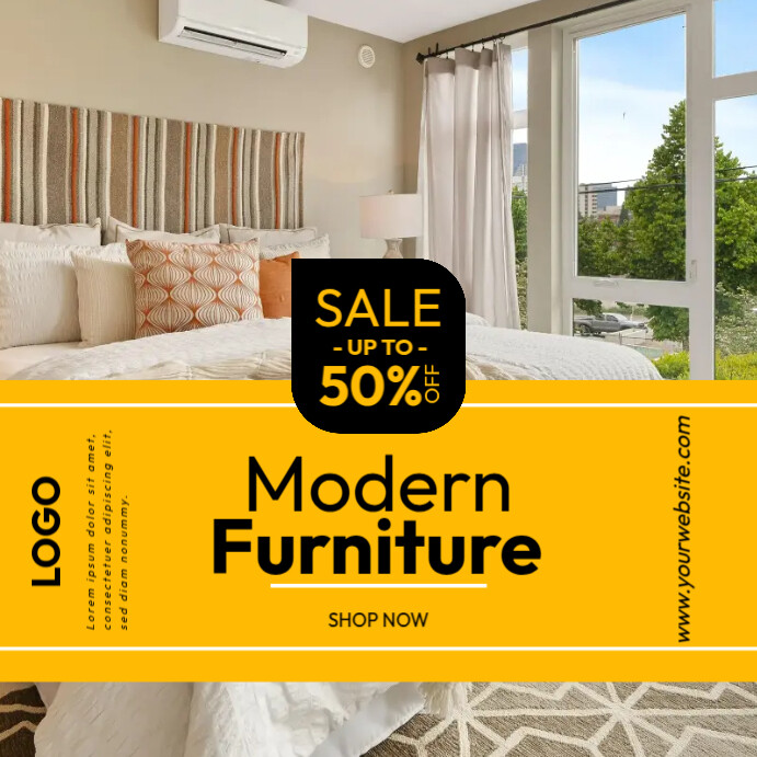 Copy of Modern Furniture Ads Template | PosterMyWall