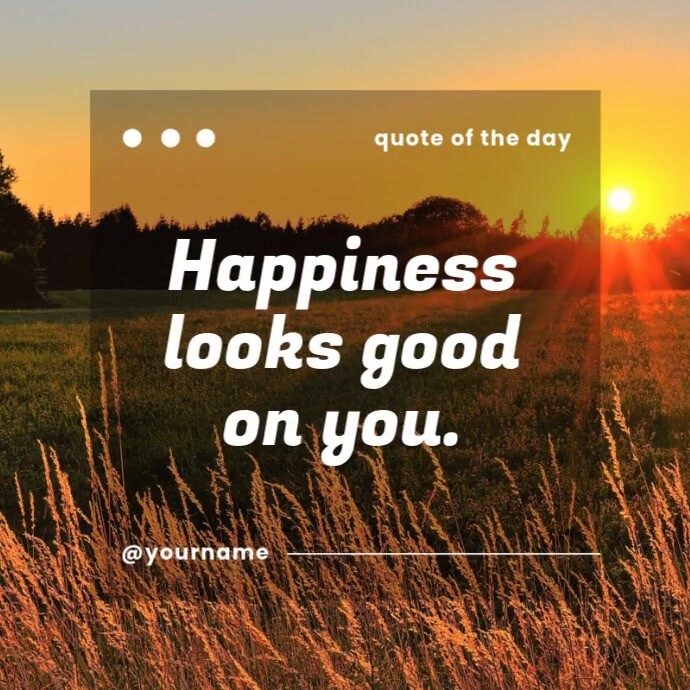 Modern Good Life Quote Instagram Post Template | PosterMyWall