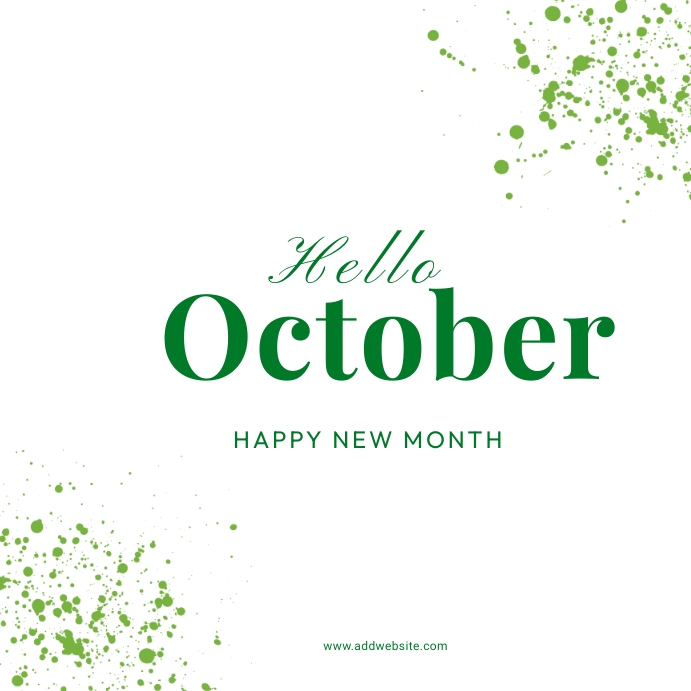 modern happy new month (1) Template | PosterMyWall