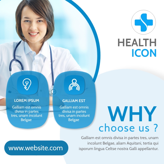 modern health banner template design | PosterMyWall