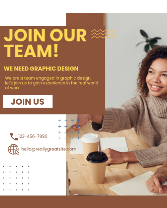 modern hiring Graphic Design Recruitment Instagram Portrait Template ...