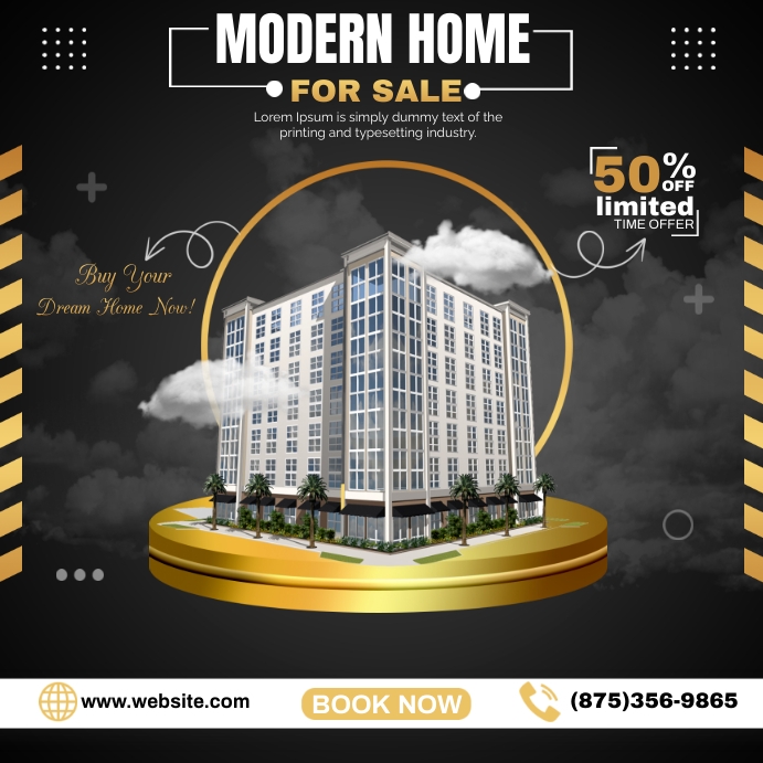 Modern Home Ads Template | PosterMyWall