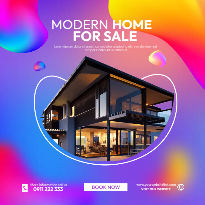 Copy of Modern Home Design | PosterMyWall