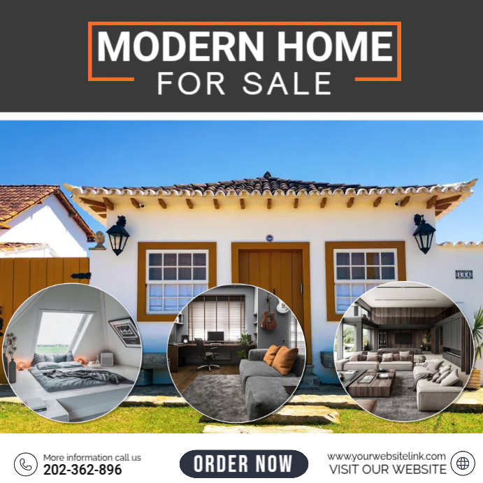 Modern Home Template | PosterMyWall