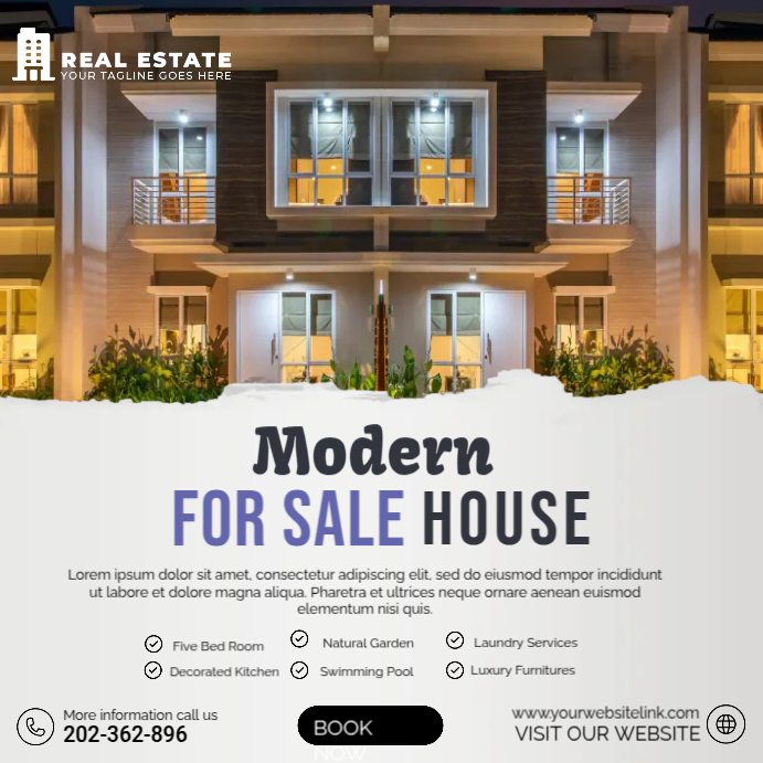 Modern Home Template | PosterMyWall