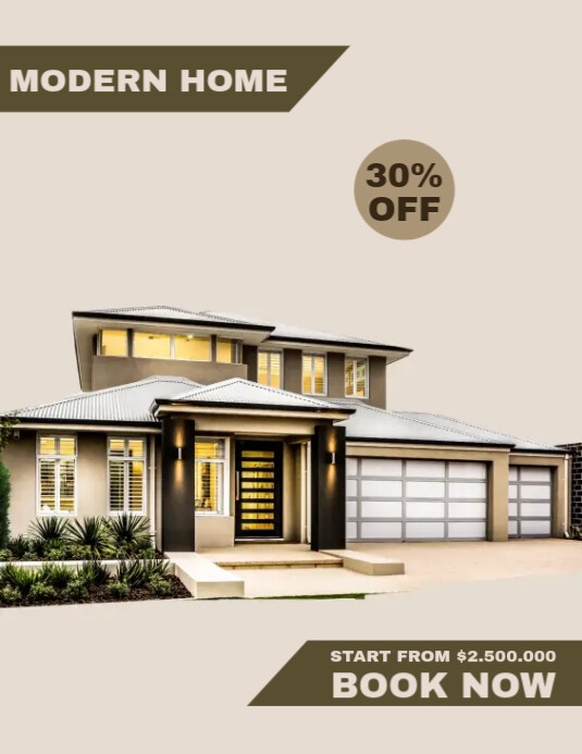 Modern Home Flyer Template | PosterMyWall
