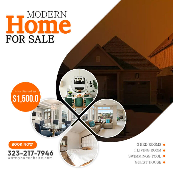 Copy of Modern Home For Sale | PosterMyWall