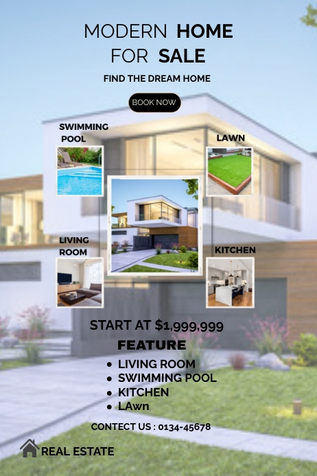 Modern home for sale Template | PosterMyWall