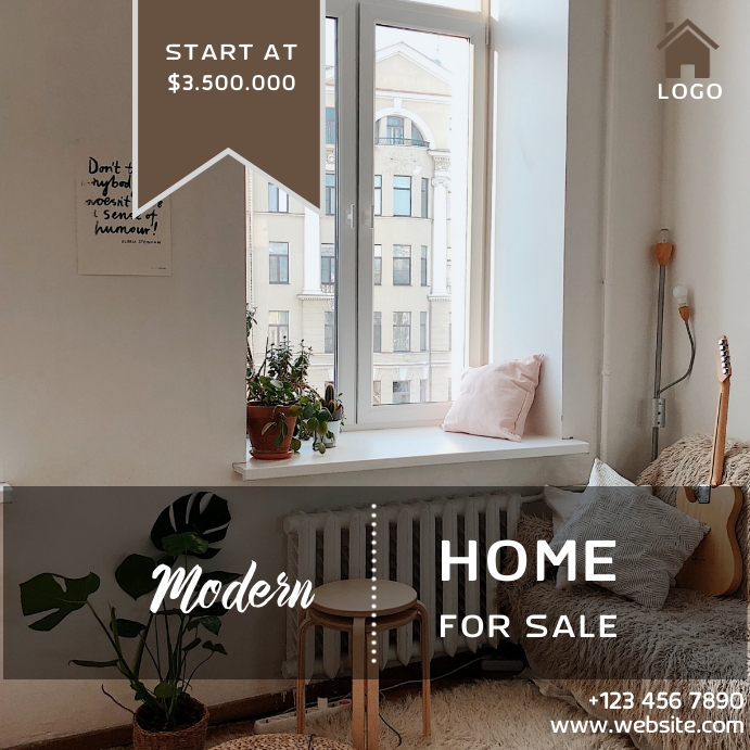 Modern Home Instagram Template | PosterMyWall
