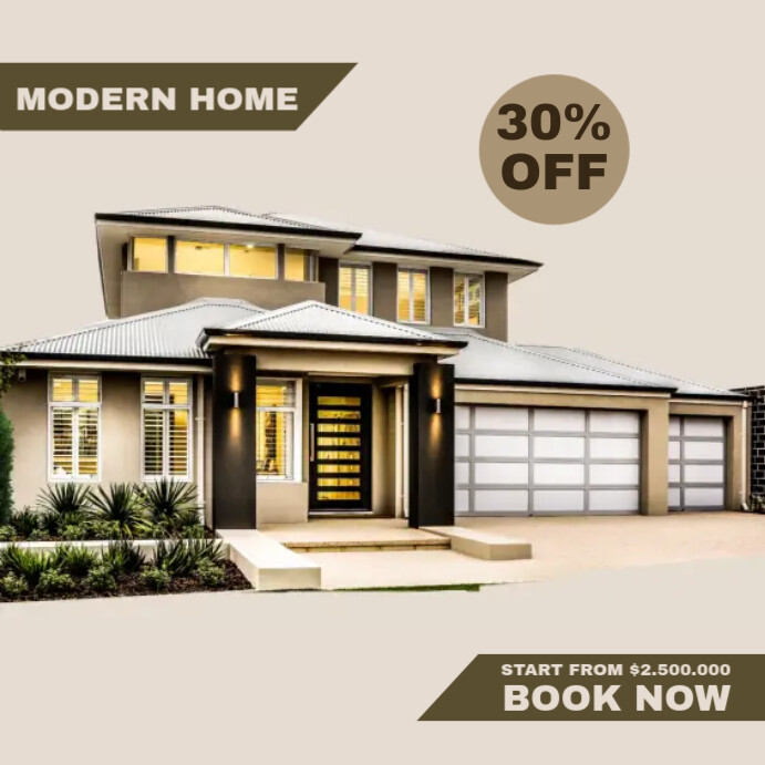 Modern Home Instagram Template | PosterMyWall