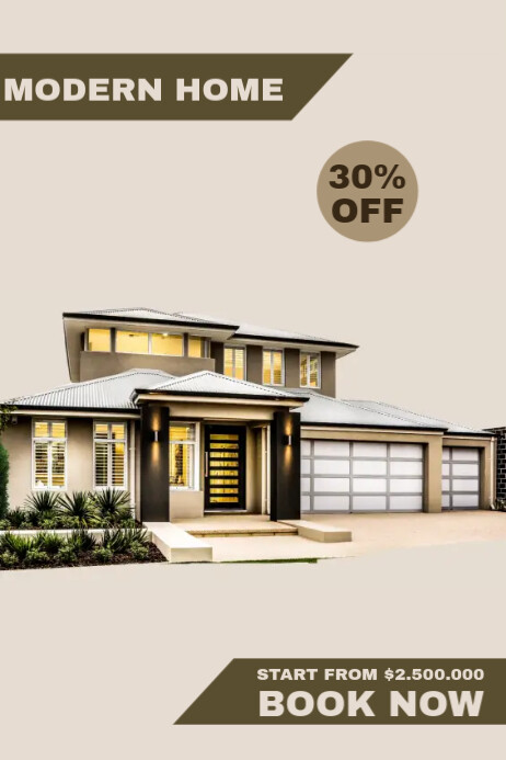 Modern Home Poster Template | PosterMyWall