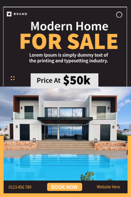 Modern Home Poster Template | PosterMyWall