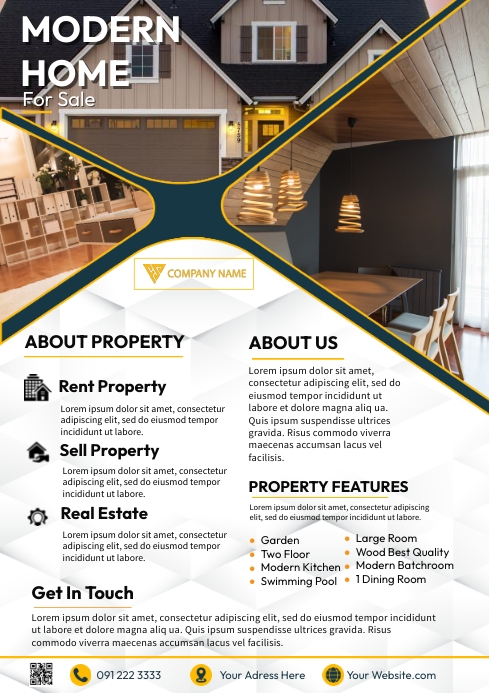 Modern Home Sale Template | PosterMyWall