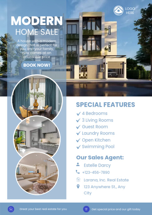 modern home sale template | PosterMyWall