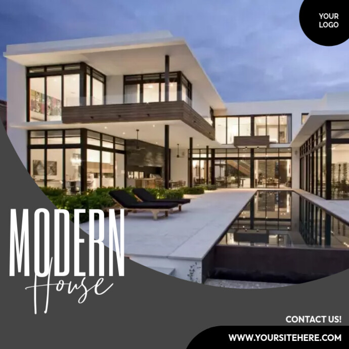 Plantilla de Modern house | PosterMyWall