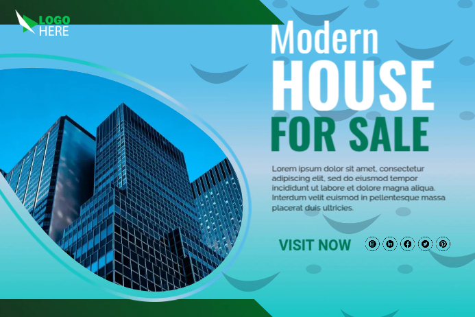 Modern House Template | PosterMyWall