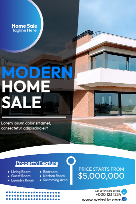 Modern House Sale Template | PosterMyWall
