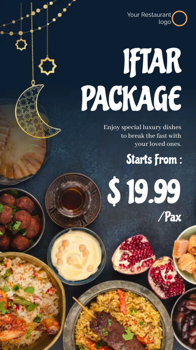 Copy of Modern Iftar Package Poster Instagram Story | PosterMyWall