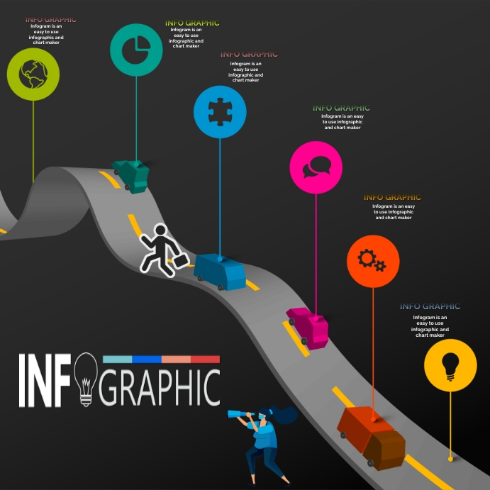 modern infographic Template | PosterMyWall