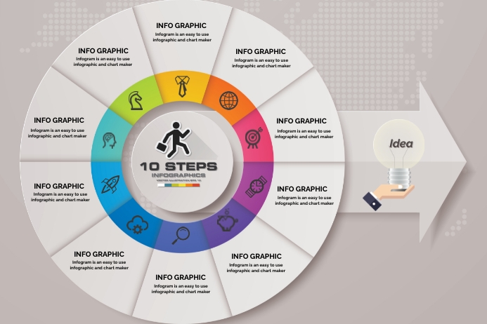 modern infographic Template | PosterMyWall