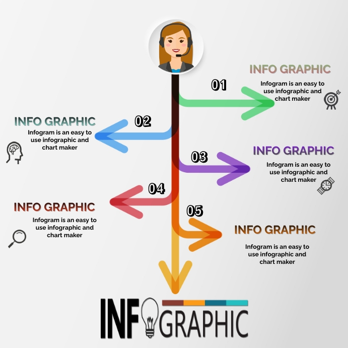 modern infographic Template | PosterMyWall