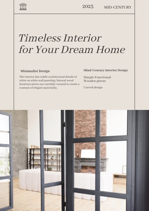 Modern Interior Design Template | PosterMyWall