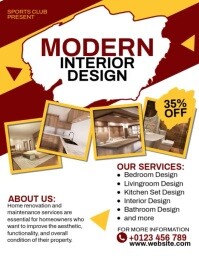 Modern Interior Design Ads Template | PosterMyWall