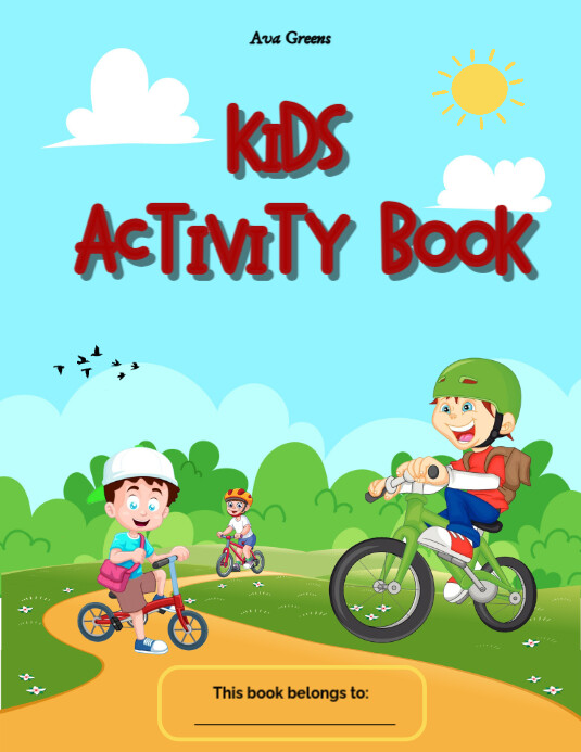 Copia de modern kids activity book | PosterMyWall