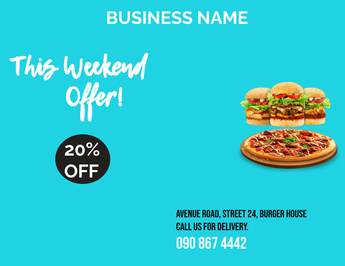 Plantilla de Menús Del Restaurante | PosterMyWall