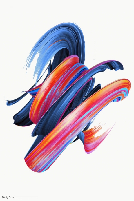 modern minimal paint brush wall art Template | PosterMyWall