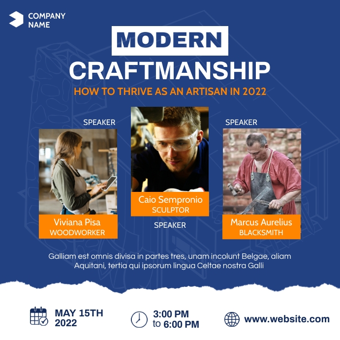 modern minimal webinar template advertising | PosterMyWall