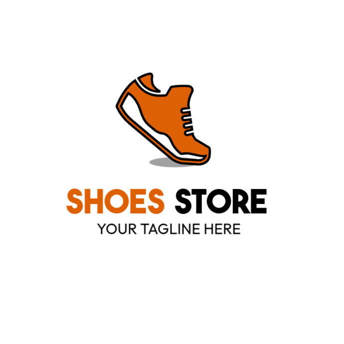 Modern minimalist shoes store logo Template | PosterMyWall